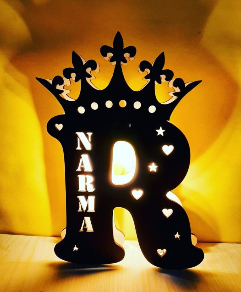 Personalized LED Letter Lamps - HoMafy