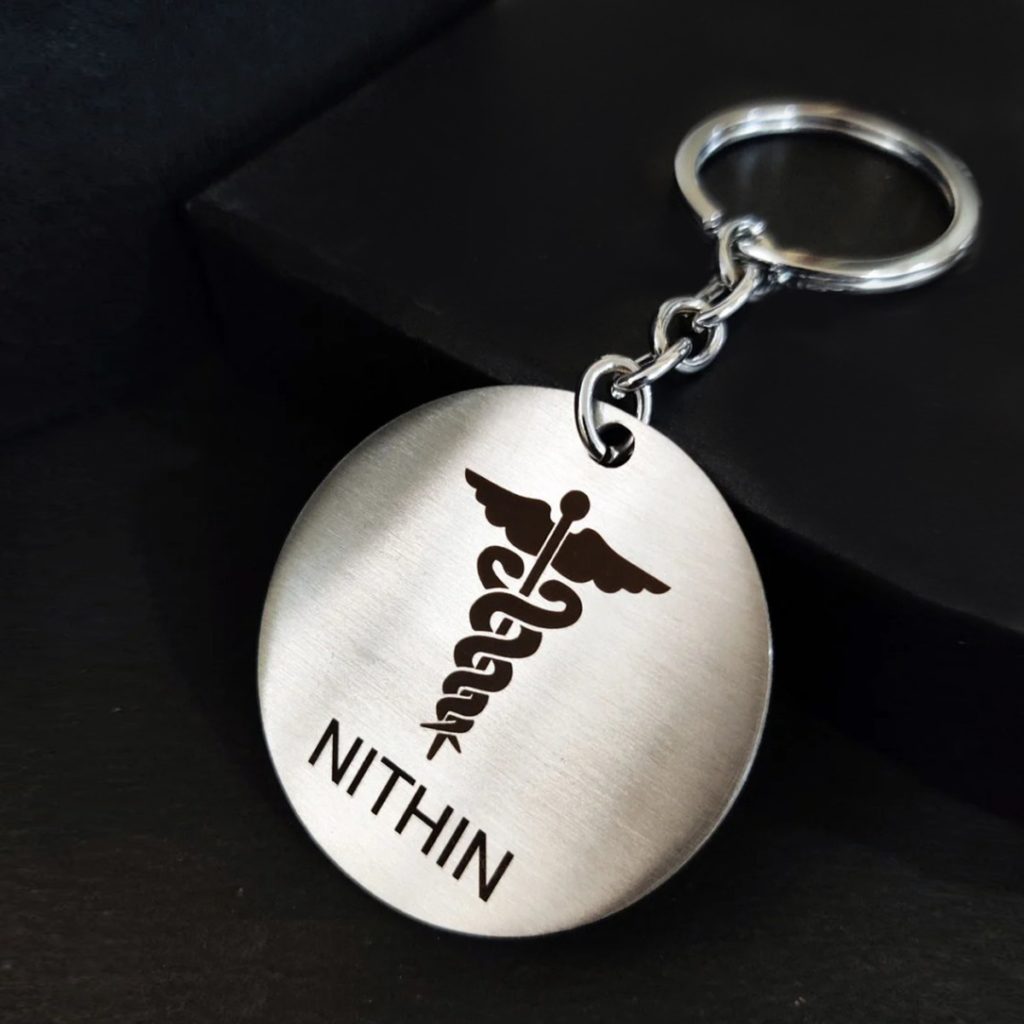 Customized Doctor Metal Keychain With Name – HoMafy