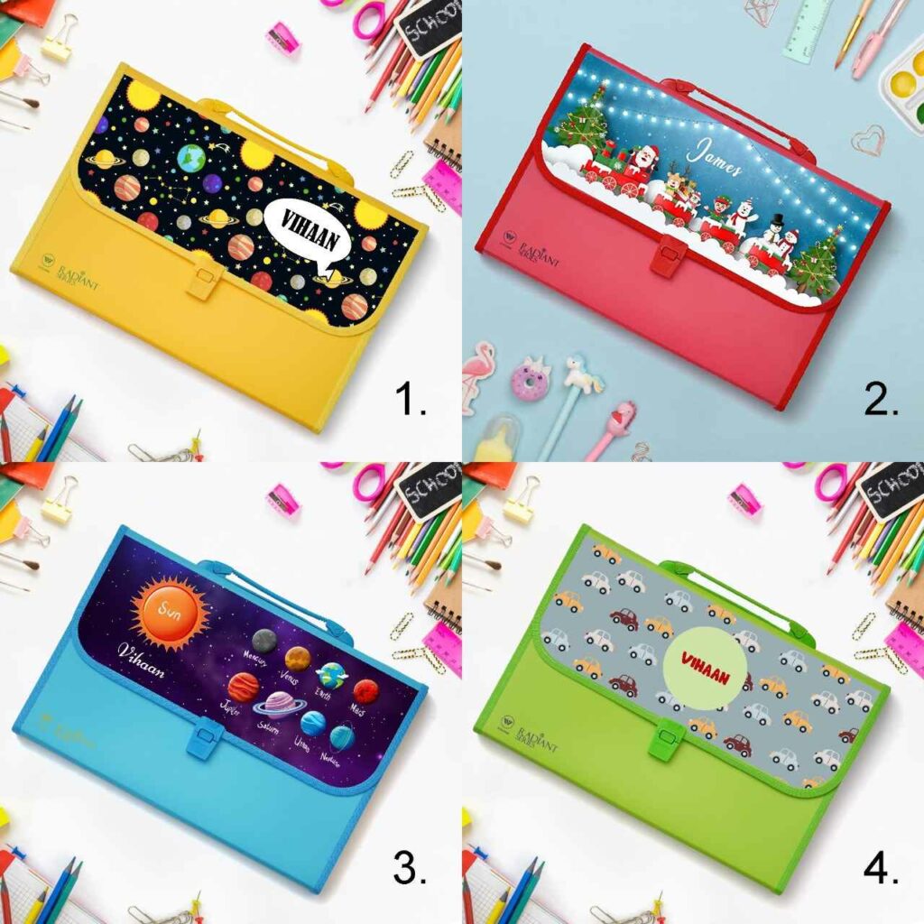 Customized Folder For Kids | Personalised Folder | Stationery