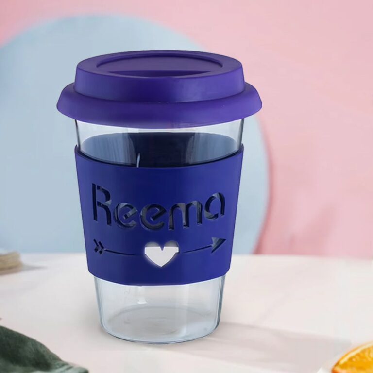 Customized Borosilicate Glass Mug With Lid – HoMafy