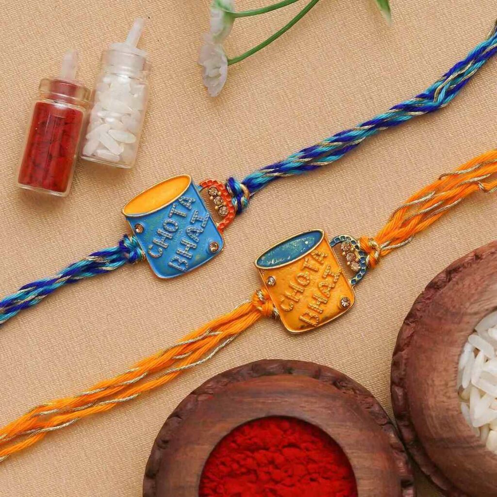 Rakhi Combo Set For Little Brother – Evil Eye & Chota Bhai Rakhi – HoMafy