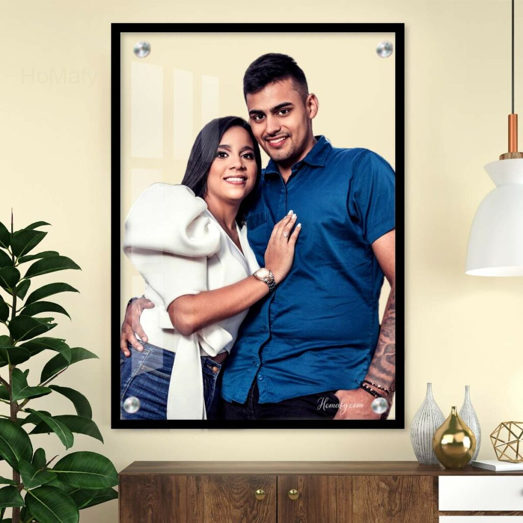 Customized Couple Transparent Acrylic Frame – HoMafy