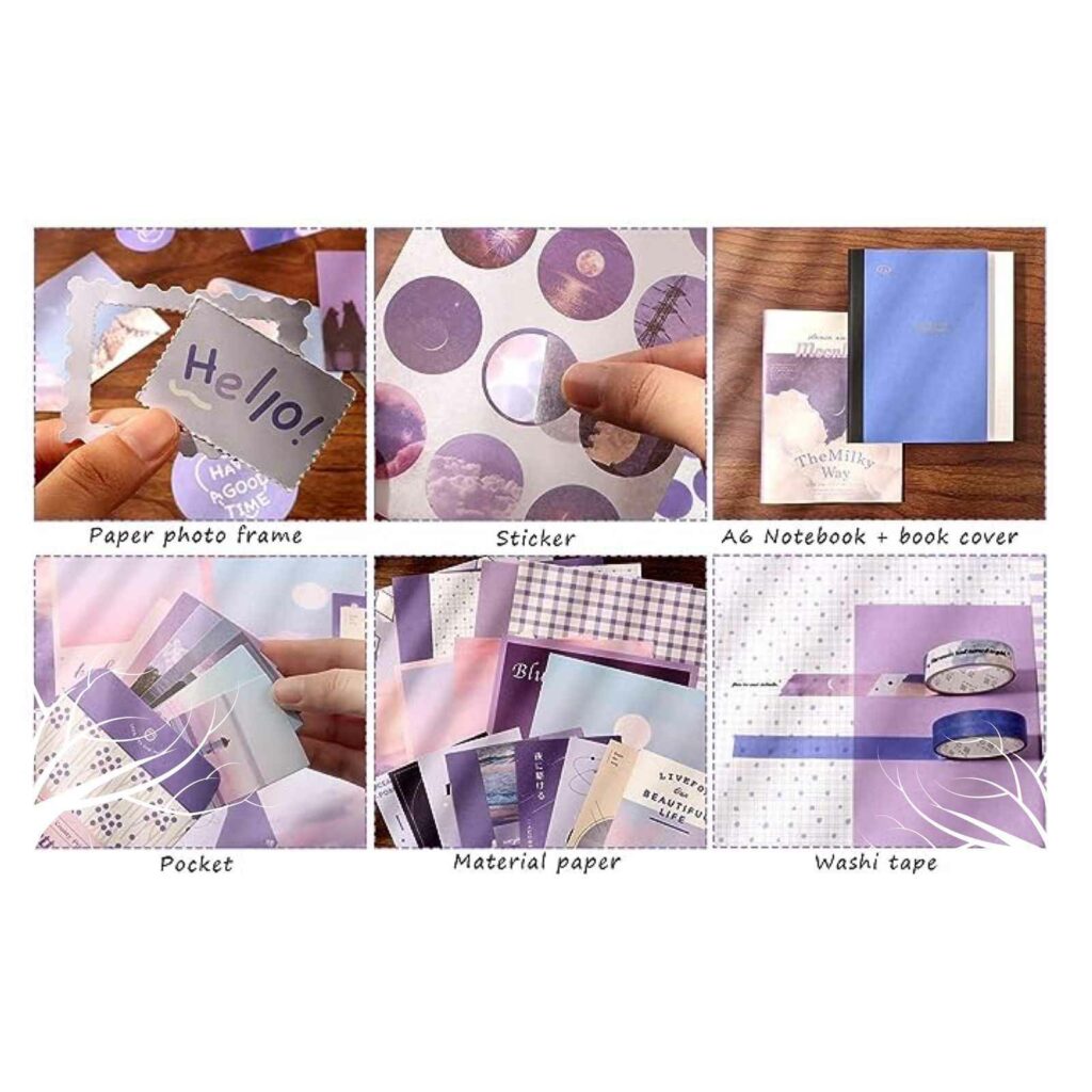Diary & DIY Scrapbook Stickers Kit - HoMafy