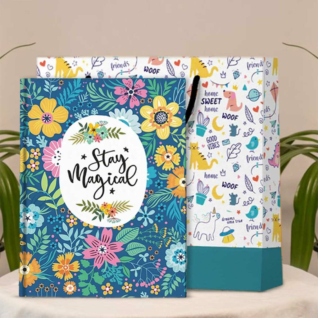 Stay Magical Journal Diary with Stickers – HoMafy