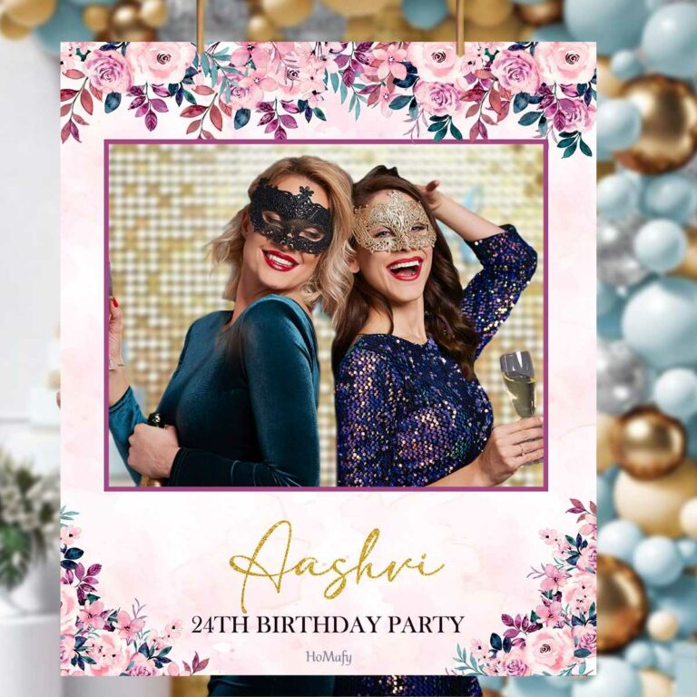 Customized Selfie Booth For Birthday Party – HoMafy