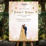 Wedding Welcome Board | Customized Wedding Sign Board - Homafy