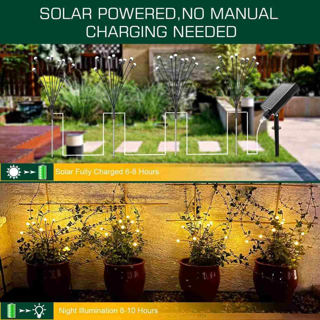 Solar Firefly Sparkle Garden Lights – HoMafy