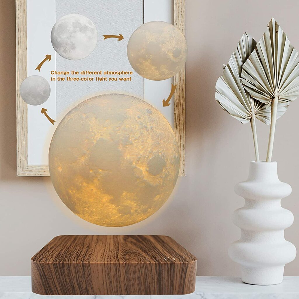 Floating 3D Moon Lamp – HoMafy