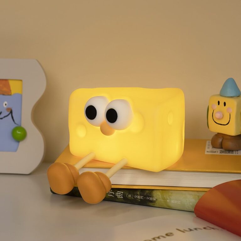 Cute Cheese Night Light & Phone Holder – HoMafy
