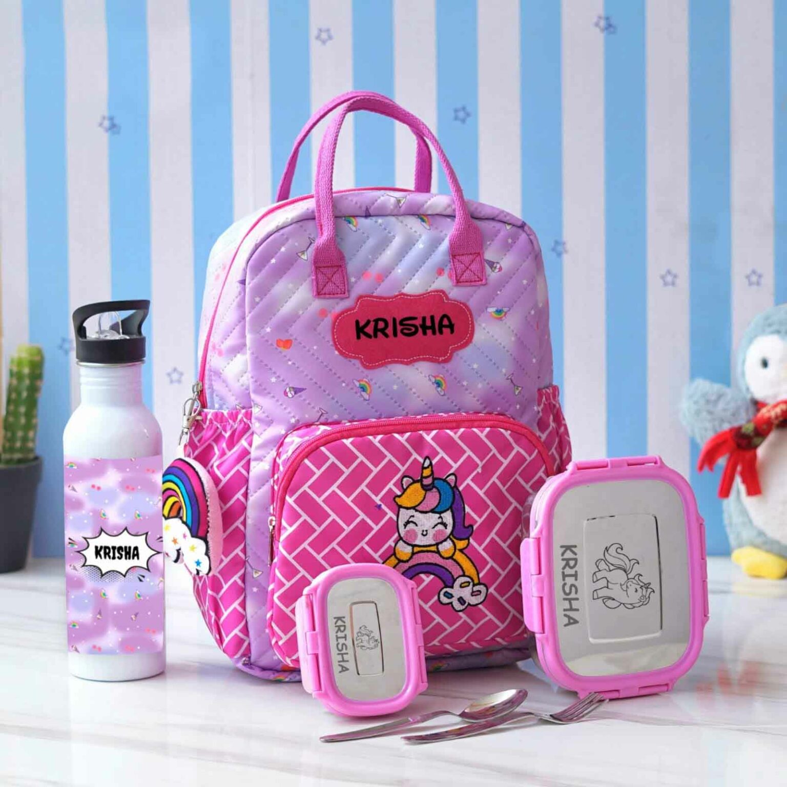 Customized School Bags | Kids bags with name - HoMafy