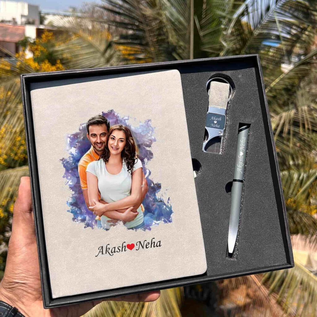 Customized Photo Diary & Pen Combo Set - HoMafy