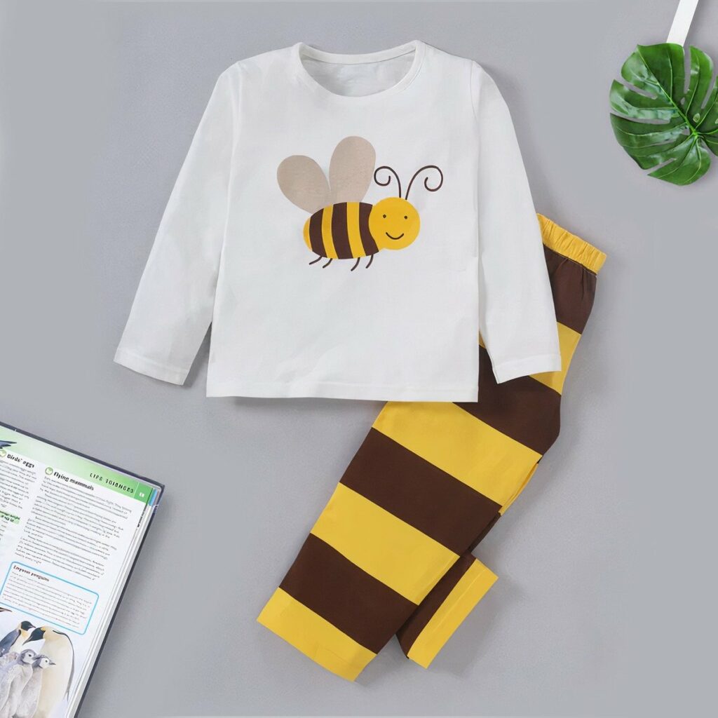 Honey Bee Printed Kidswear Set – HoMafy