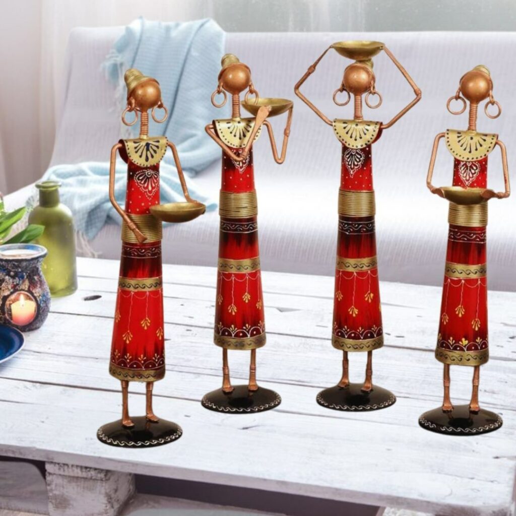 4 Pc Decorative Set Of Tribal Ladies – HoMafy