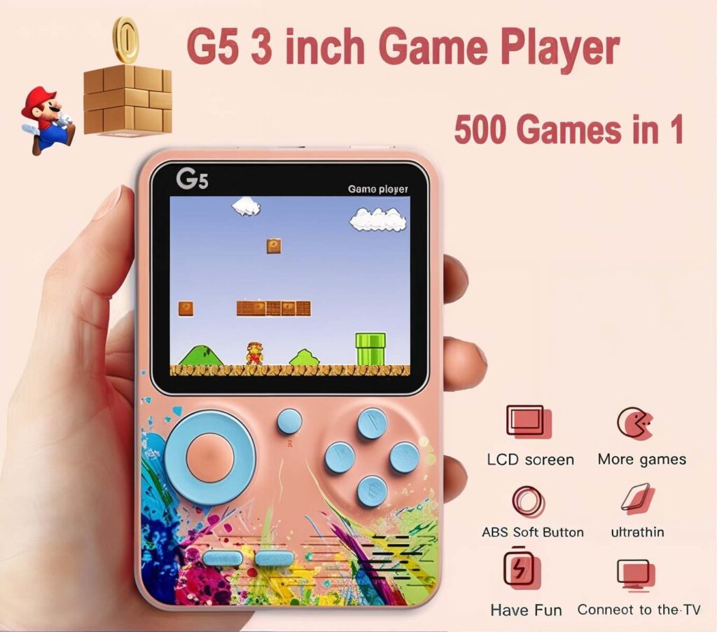 500 In 1 Retro Game Player – HoMafy