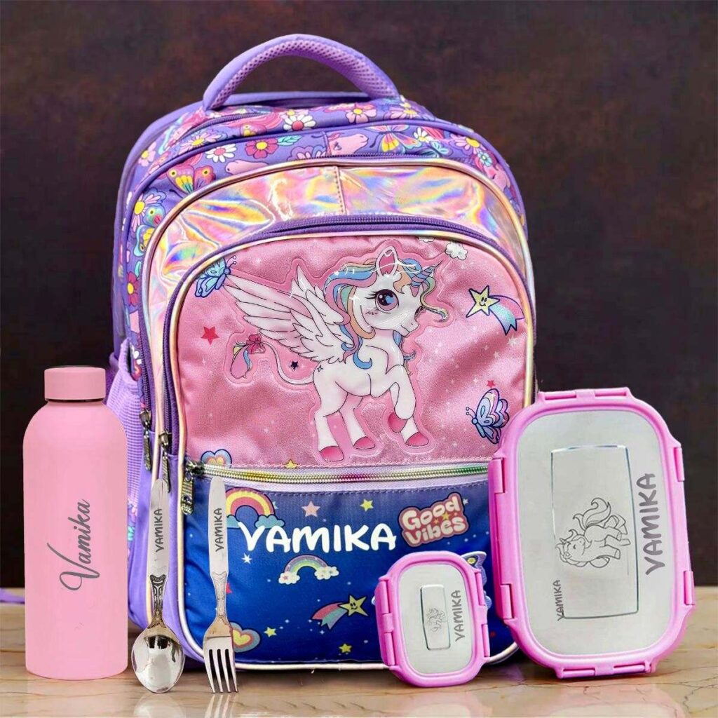 Personalized Unicorn Printed Bag For Kids – HoMafy
