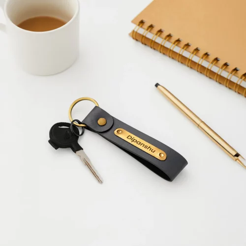 Customized Leather Keychain For Car/ Scooty/ Bike – HoMafy